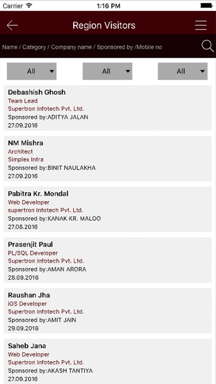 BNIOne Members' Digital Roster by SANJAY CHAUDHARY