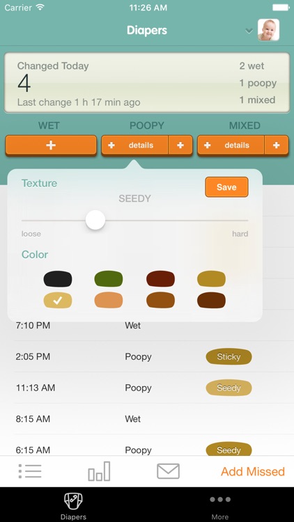 Sprout Diaper Tracker by Med ART Studios