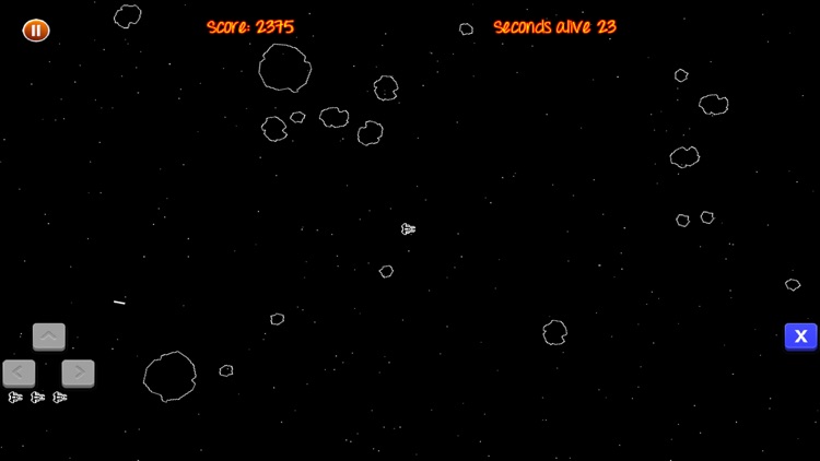Classic Asteroids (retro space shooting game) by Rodrigo Gonzalez