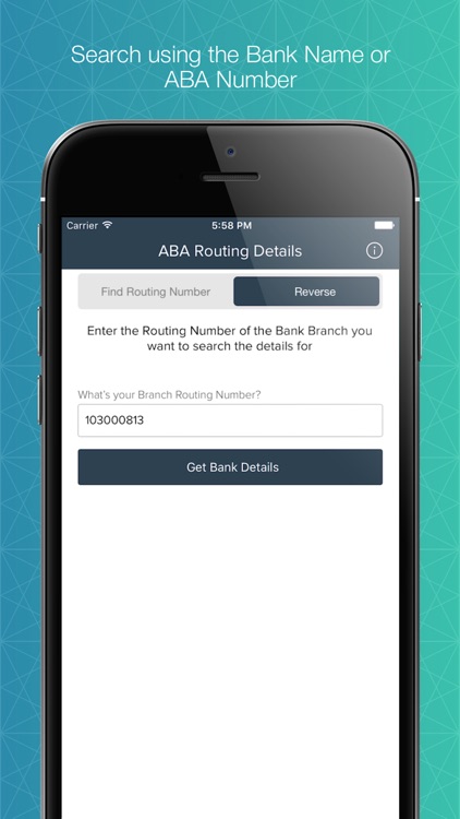 ABA Routing - Routing number info for all US Banks by Rohit Iyer