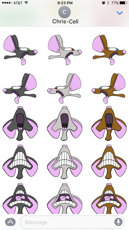 Critter Stickers-Mice Emoji by roger kriegel