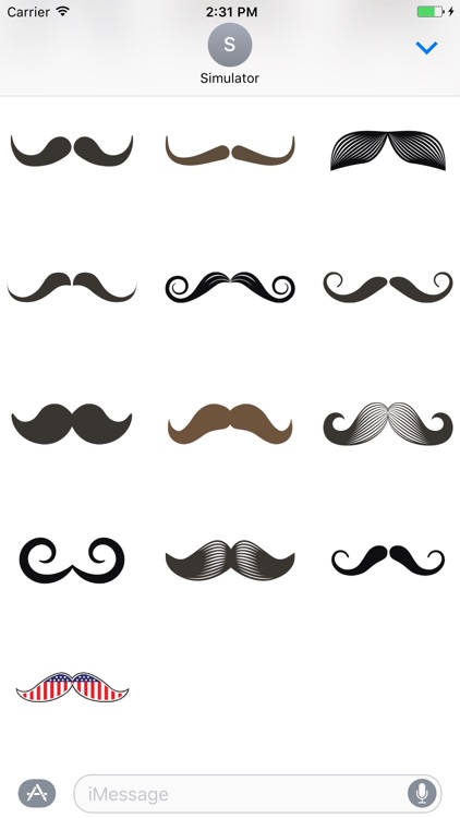 Stache Stickers by Ryan Seymour