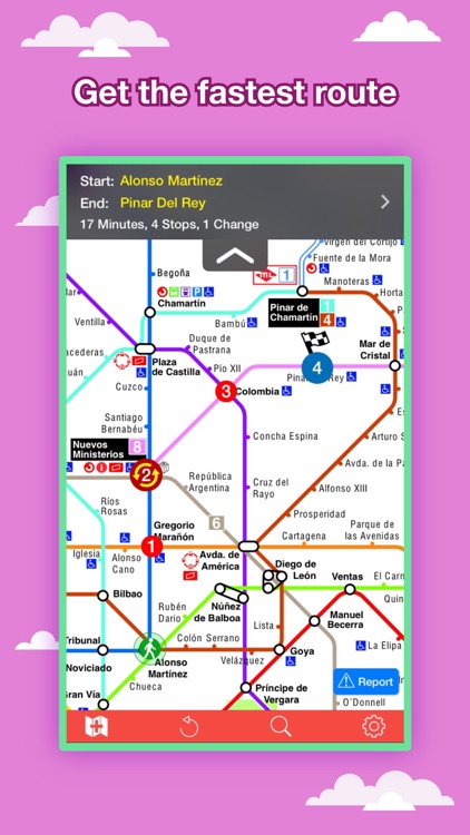 Madrid Transport Map - Metro Map and Route Planner by OnDemandWorld