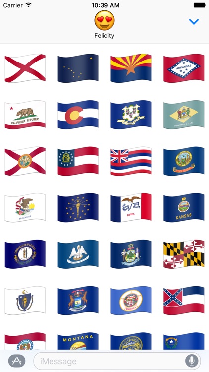 U.S. State Flag Stickers by Jeremy Burge
