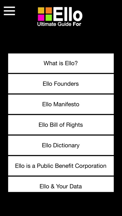 Ultimate Guide For Ello by Fawad Ghafoor