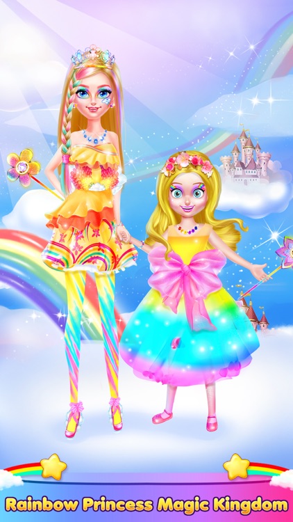 Rainbow Princess Makeover - Magic Kingdom Salon by Party For Girls Ltd