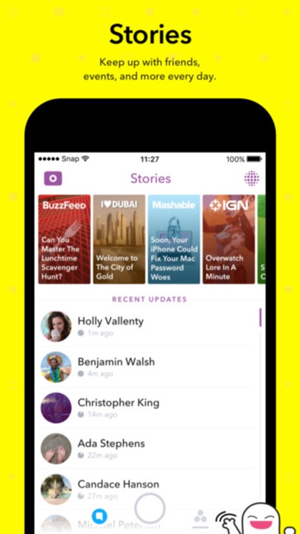 Snapchat for Ipad by Diem Huong