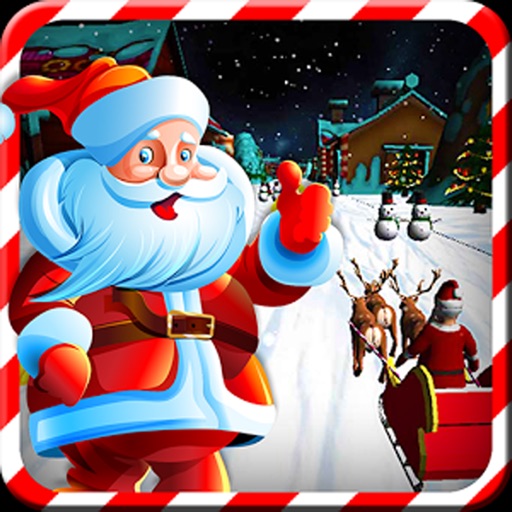 Fly sleigh Santa Christmas gift by Fayyaz Ahmad