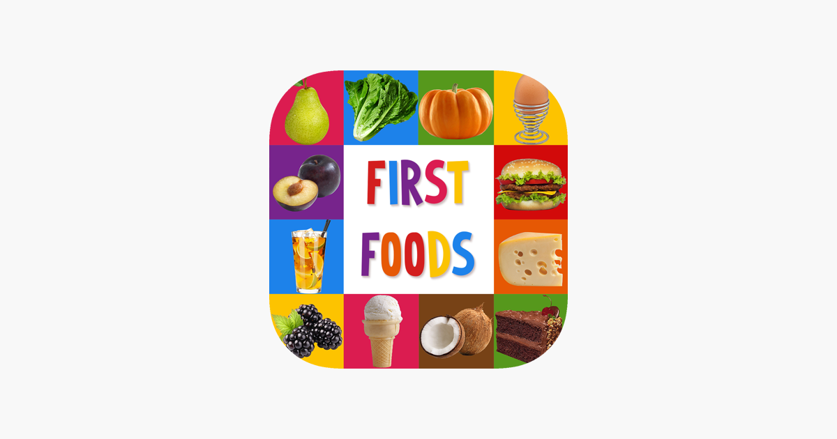  First Words For Baby Foods On The App Store
