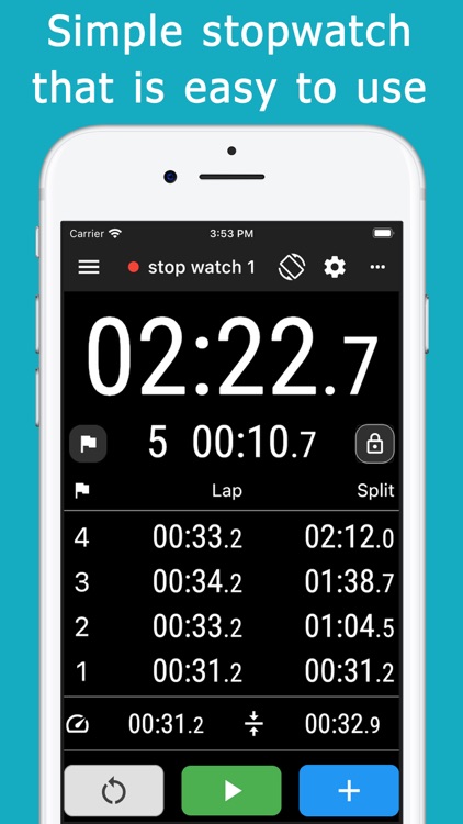 Stopwatch + reading out loud by YUTAKA KENJO