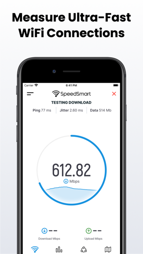 Speed Test SpeedSmart Internet for iPhone - APP DOWNLOAD