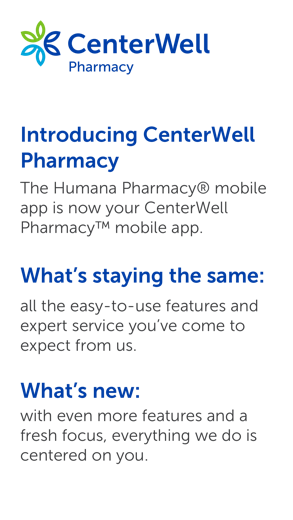 CenterWell Pharmacy for iPhone - APP DOWNLOAD