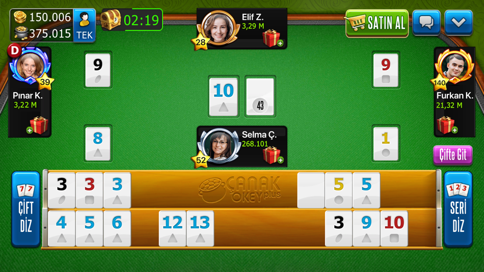 Çanak Okey Plus von Zynga Inc. - (iOS Spiele) — AppAgg