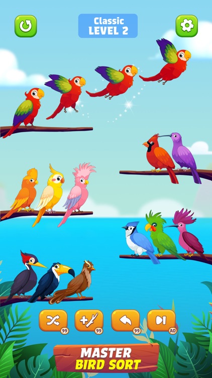 Bird Sort: Color Puzzle Game by ICEBEAR., JSC
