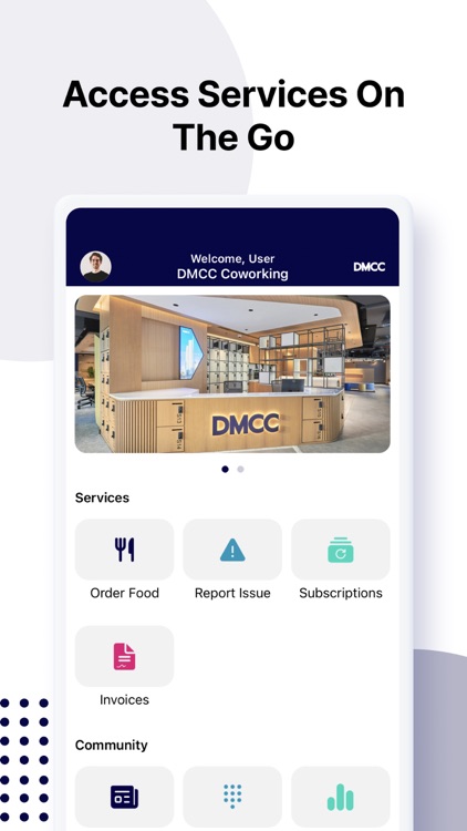 DMCC Coworking App by RAY Labs SAL