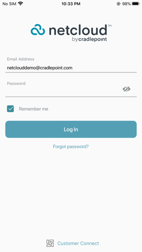Cradlepoint NetCloud Manager iPhone 应用程序 - 下载