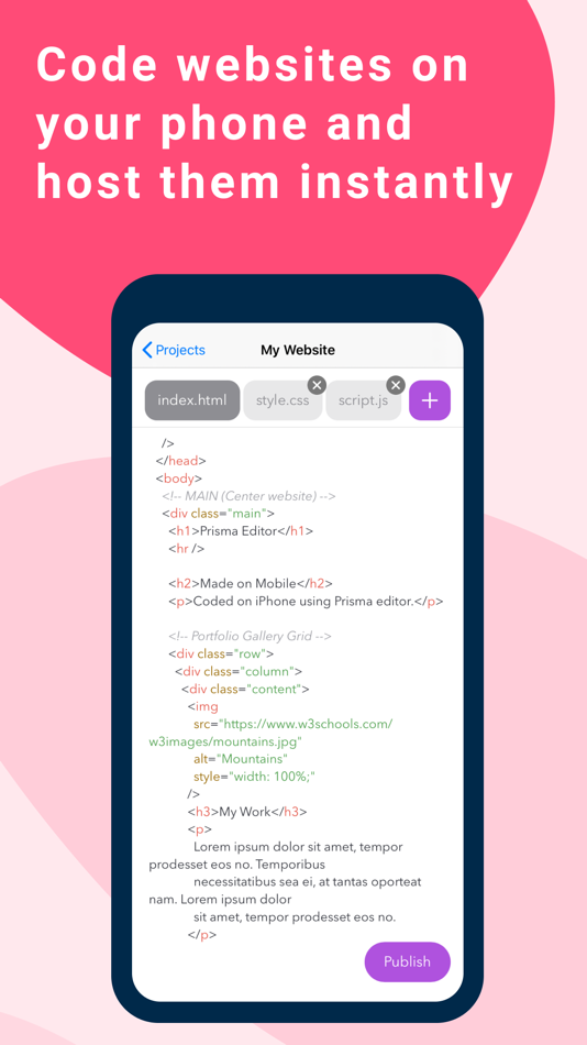 Code Editor for HTML CSS JS by Sajed Nahian - (iOS Apps) — AppAgg