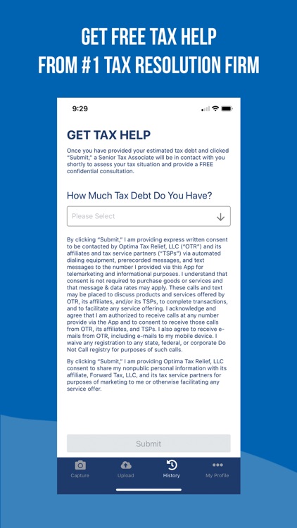 Optima Tax App by Optima Tax Relief
