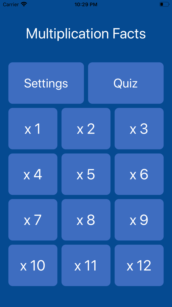 Multiplication Facts Fast App For IPhone Free Download Multiplication 