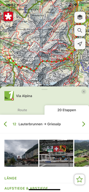 Für Sommer- und Wintersportler: die App „SchweizMobil“ zeigt Karten in ...