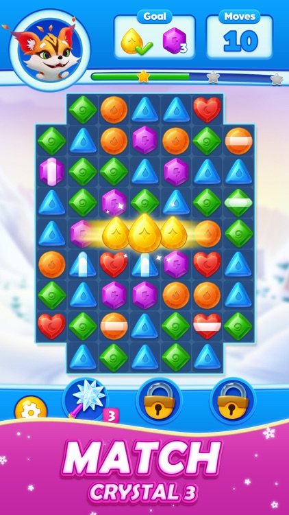 Crystal Crush - Match 3 Game by Adevote Interactive