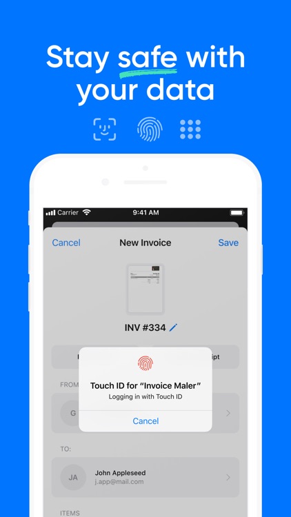 Invoice Maker 2 by Saldo Apps by One-Man Band