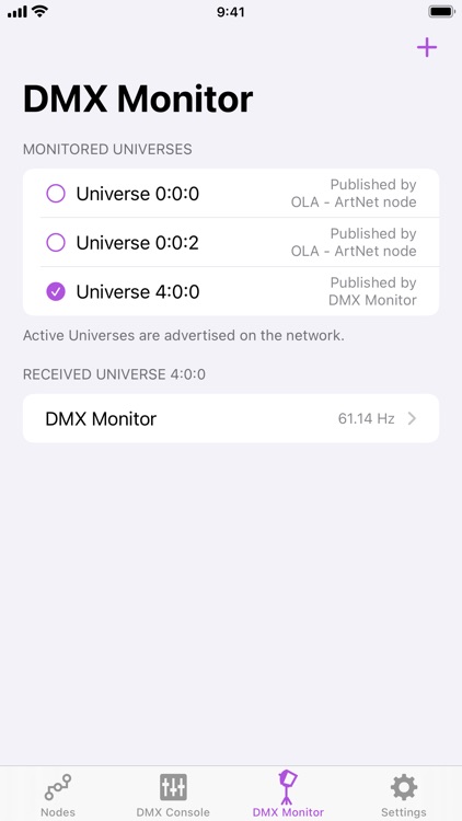 DMX Monitor by Matthias Bauch