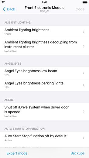 BimmerCode for BMW and MINI pour iPhone - TÉLÉCHARGEMENT DE L'APPLICATION