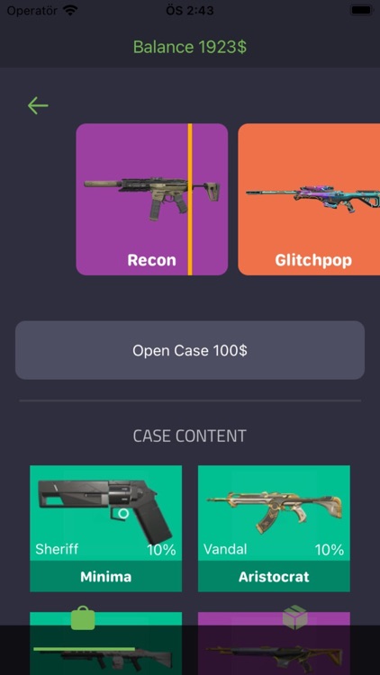 Case Opening for Valorant by Ahmet Giray Ucar