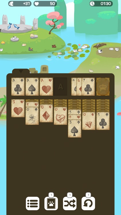 Solitaire Cat Paradise by Min Joo Kang