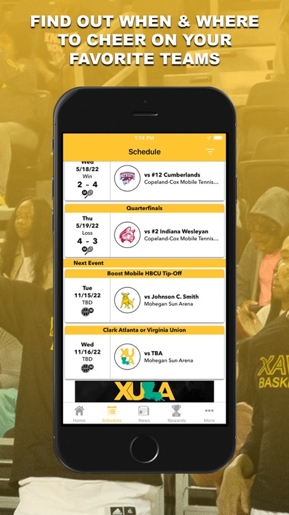 XULA GOLD ATHLETICS by Xavier University of Louisiana
