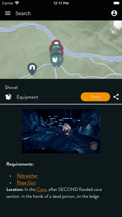 MapGenie: SOTF Map by Oisin O'Neill