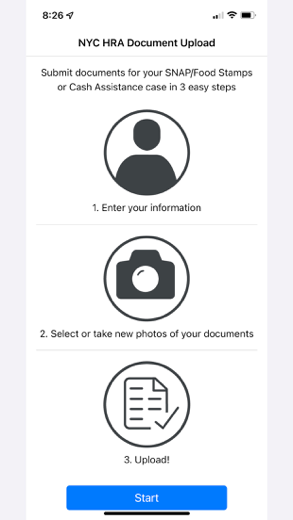 NYC HRA Document Upload para iPhone - DOWNLOAD DO APLICATIVO