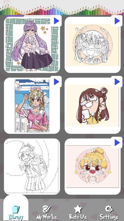 Doki Boki Coloring Girl anime by Chakir Ait-ouadi