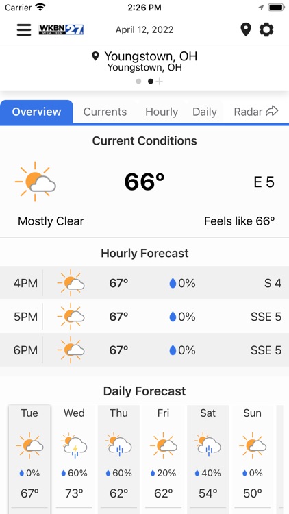 WKBN 27 Weather - Youngstown by LIN Television Corporation