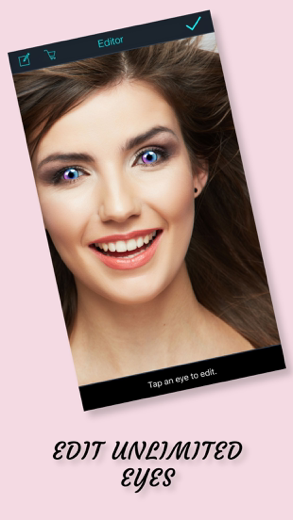 Eye Color Changer Editor pour iPhone - TÉLÉCHARGEMENT DE L'APPLICATION