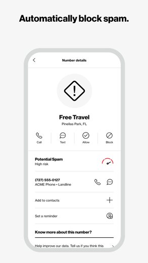 Verizon Call Filter for iPhone - APP DOWNLOAD