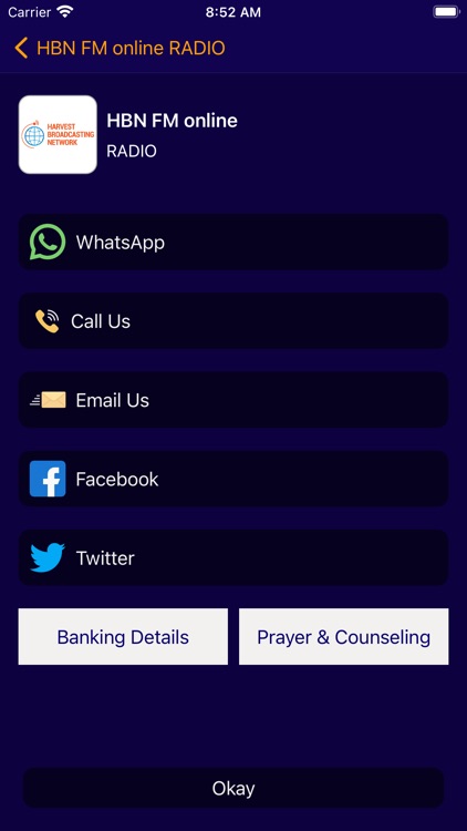 HBN FM online RADIO by Famgroup (pty) Ltd