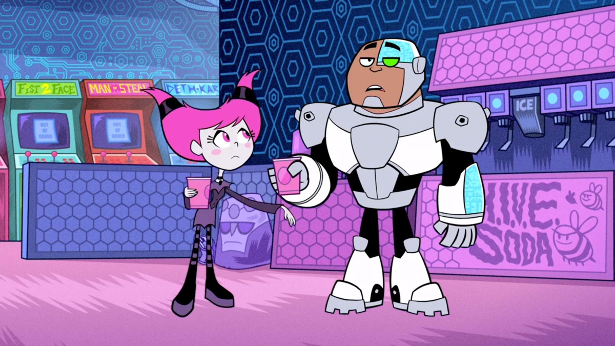 Teen Titans Go Jinx And Cyborg