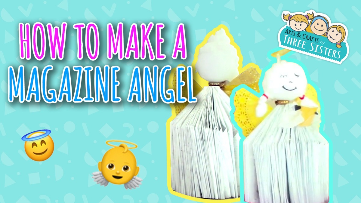 Christmas Craft for Kids | How to Make a Magazine Angel | DIY ...